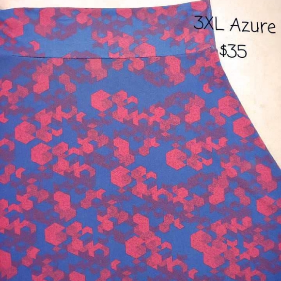 LuLaRoe | Skirts | New Lularoe Azure | Poshmark